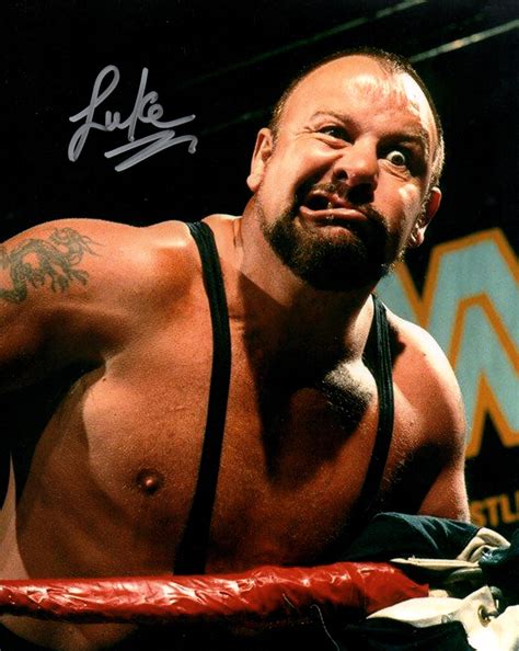 Bushwacker Luke Signed 8x10 Photo Pro Wrestling Loot