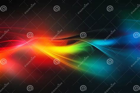 A Vibrant Wave Of Colors Flows Seamlessly Through A Dark Background Creating A Mesmerizing