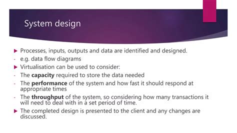 Systems Development Lifecycle Walkthrough Cambridge Technical Level 3