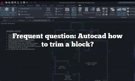 Frequent Question Autocad How To Trim A Block