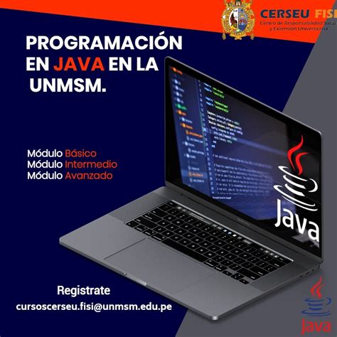 Java BÁsico Hasta Avanzado Cerseu Sistemas Unmsm Facebook