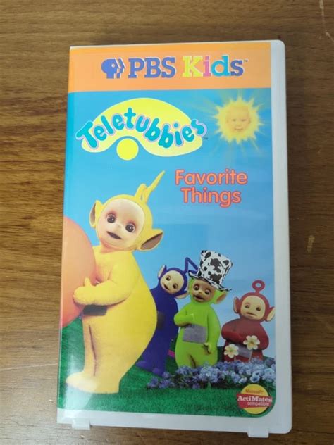 Teletubbies Favorite Things Vhs 1999 Pbs Kinder Eur 1123