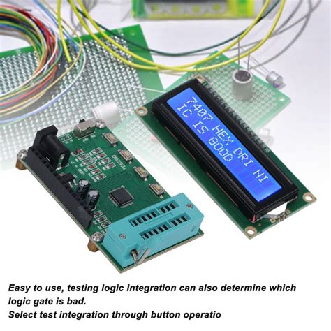Ic Tester Delicate Led Display Quick Response Ic Meter 7‑12vdc For 74