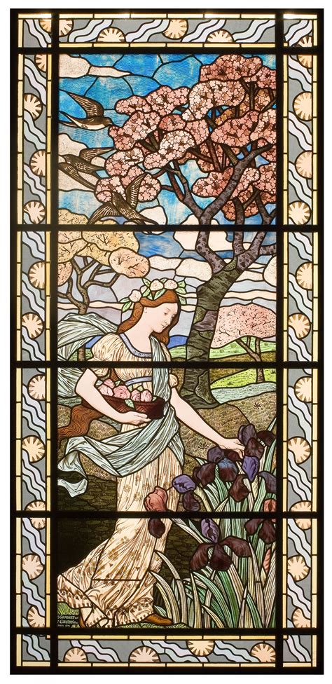 Stained Glass Window Spring
