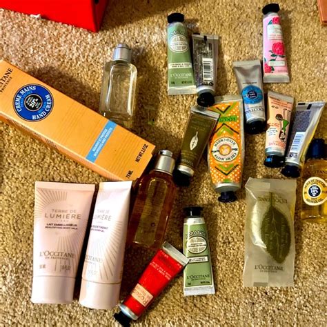 Loccitane Skincare Loocitane Gft Box With 7 Sample Sizes And 1 Fullsize Hand Crme Lot And