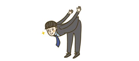 お辞儀をする人 イラストマン人物フリーイラスト素材集