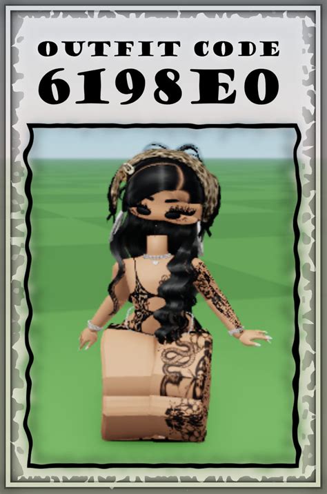 Roblox Lightskin Latina Baddie Y2k Leopard Tattoos White Toes Outfit In