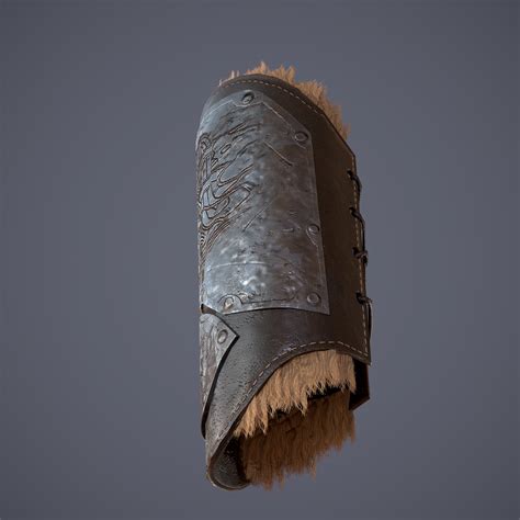 Viking Fur Lined Bracers 3d Model By Get Dead Entertainment