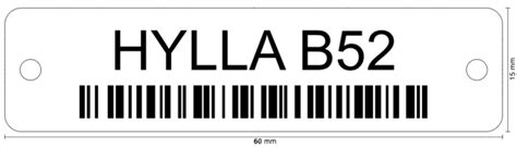 Skyltar Med Streckkod Skyltdirect