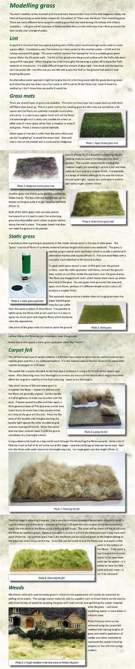 Modelling Grass Miniature Garden Model Train Layouts Model Trains