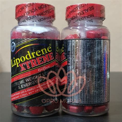 Jual Original Lipodrene Extreme 90 Caplets Hi Tech Pharma Lipodrene ...