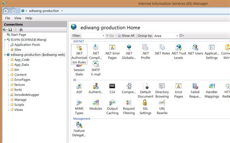 How To Manage Azure App Service In Iis Manager Inetmgr Edi Wang
