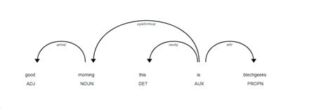 Python Dependency Parsing BTech Geeks