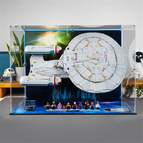 Display Case For Lego Star Trek Uss Enterprise Ncc 1701 D 10356