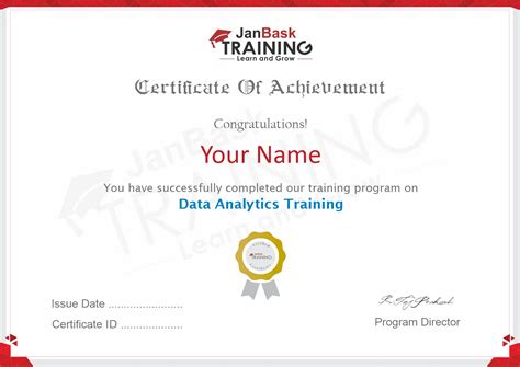 Data Analytics Online Certification Course Janbask Training