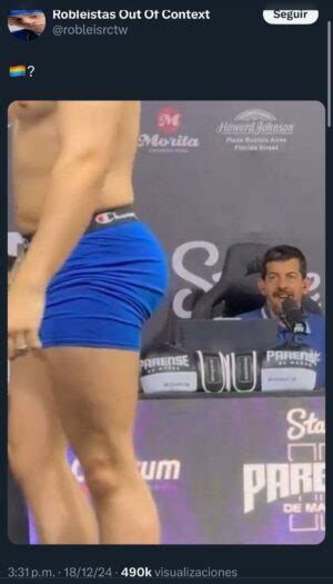 Ropa Interior De Robleis Llama La Atención En Careo Con Tomás Mazza Homosensual