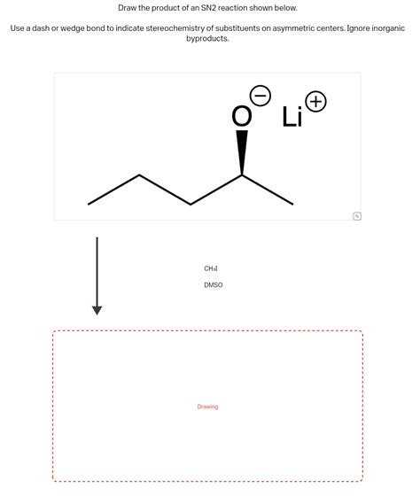 [solved] Draw The Product Of An Sn2 Reaction Shown Below U