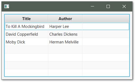 Database Java TableColumn For 2 Objects Book And Author Stack Overflow