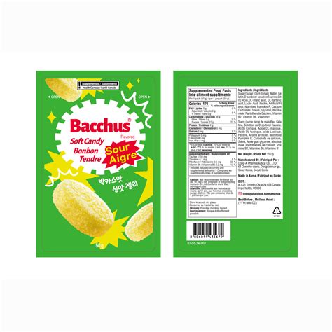 Bacchus Flavored Jelly Soft Candy By Dong A Pharmaceutical Nordhive