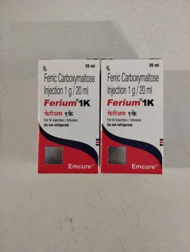 Ferium 1k Inj At Rs 2800piece Ferinject Injection In Bengaluru Id