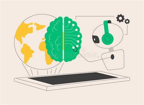 Technological Singularity Abstract Concept Vector Illustration Stock Vector Illustration Of