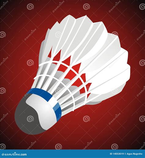 Shuttlecock Cartoon Vector 14053019