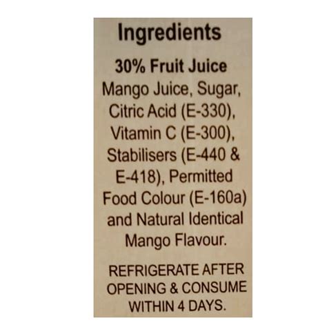 Buy Fruitien Juice Chaunsa Mango Nectar Juice At Best Price Grocerapp