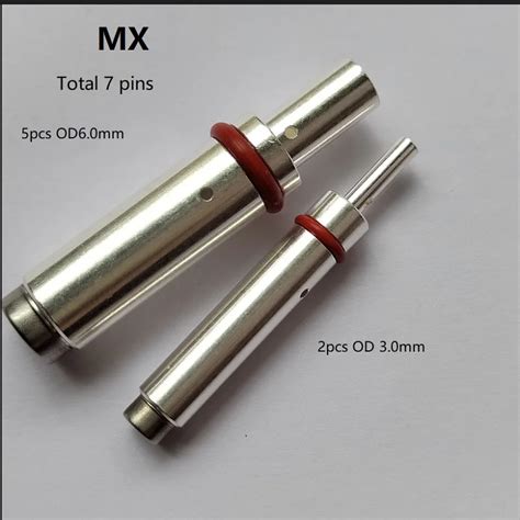 A Set Of Type2 32a Socket Pins 2pcs Signal Pin 5pcs Power Pin Three