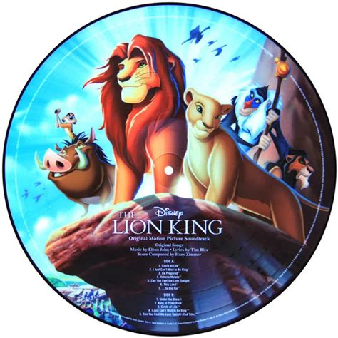 The Lion King Original Motion Picture Soundtrack Plak Turnalar Plak