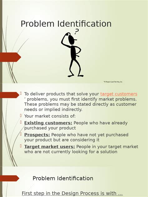 Identify The Problem Pdf