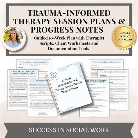 Trauma Informed Therapy Progress Note Templatestherapy Note Sentence