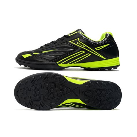남녀공용 실내 축구화 블랙 그린 남성 클리트 Tf 축구화 봄 가을 키즈 축구 부츠축구화 Aliexpress