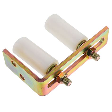 Homemaxs Gate Roller Guide With L Bracket Universal Adjustable Heavy