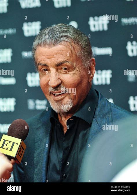 Toronto Ontario Canada 16th Sep 2023 Sylvester Stallone 2023