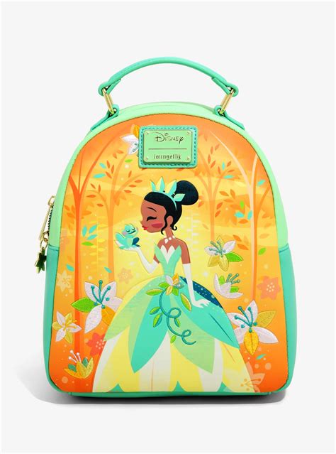 Loungefly Disney The Princess And The Frog Tiana Art Mini Backpack