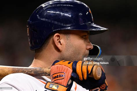 Houston Astros Jose Altuve In Action Batting Vs Philadelphia News Photo Getty Images