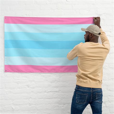 Transgender Pride Flag 3x5 Trans Lgbt Ftm Female To Male Trans Man