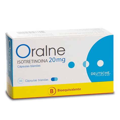 Oralne Isotretinoina 20 Mg 30 Cápsulas Blandas Farmacompara