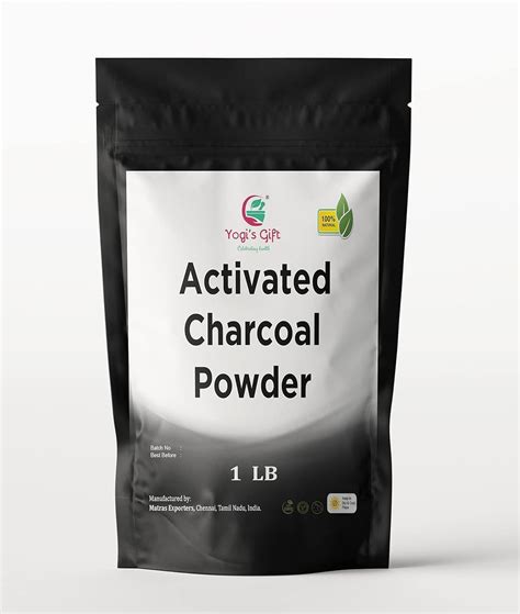 Activated Charcoal Powder Food Grade 454 Grams Grounded Activated