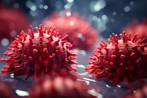 Coronavirus Under Electron Microscope Graphic By Saydurf · Creative Fabrica