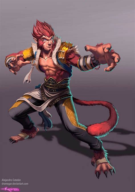 Vanara Monk Comission By Dramegar On Deviantart