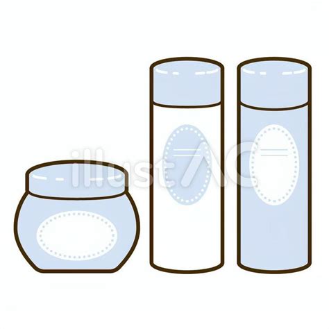 化粧水・乳液・クリームイラスト No 2060140｜無料イラスト・フリー素材なら「イラストac」