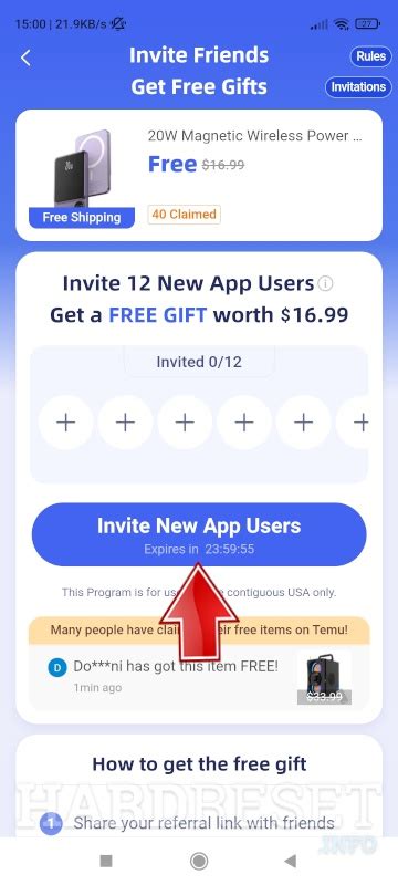 How To Invite Friends To Temu