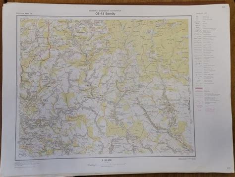 Semily Stará Katastrální Mapa Aukro