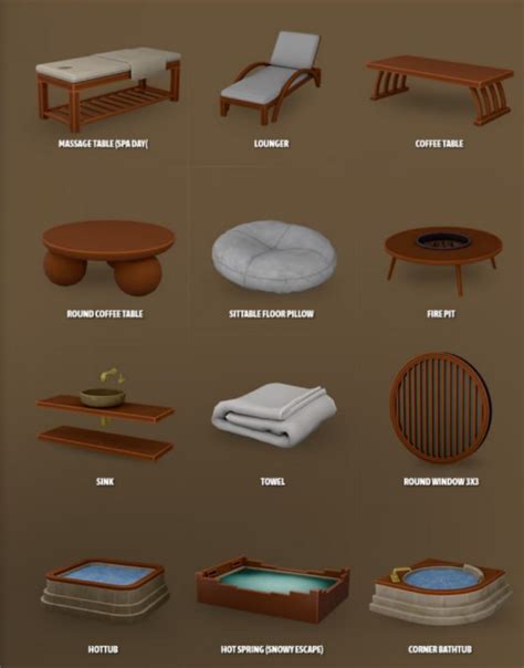 Room Of The Day Zen Spa Part 2 для Симс 4 Скачать мод
