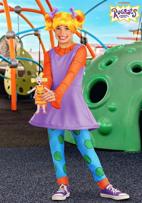 Nickelodeon Rugrats Angelica Girls Costume Nickelodeon Costumes