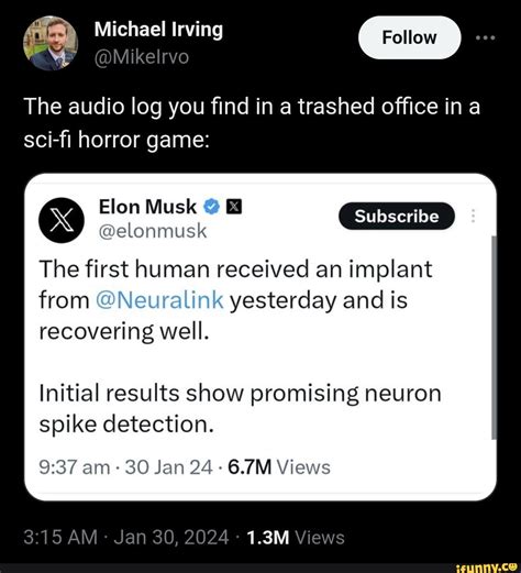 Scifi Horror Michael Irving The Audio Log You Find In A Trashed