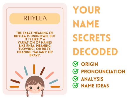 Rhylea Girl Name Meaning And Pronunciation