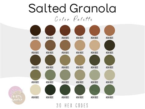 Granola Girl Color Palette At Jasmine Sani Blog