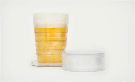 The Collapsible Beer Glass Cool Material